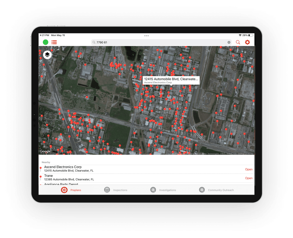 Fire Pre-Plan Software | Mobile Pre-Incident Planning with NFPA standard